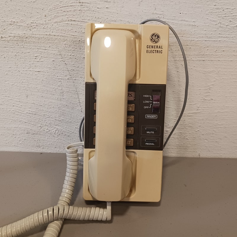 Vintage Wall Phone - Etsy