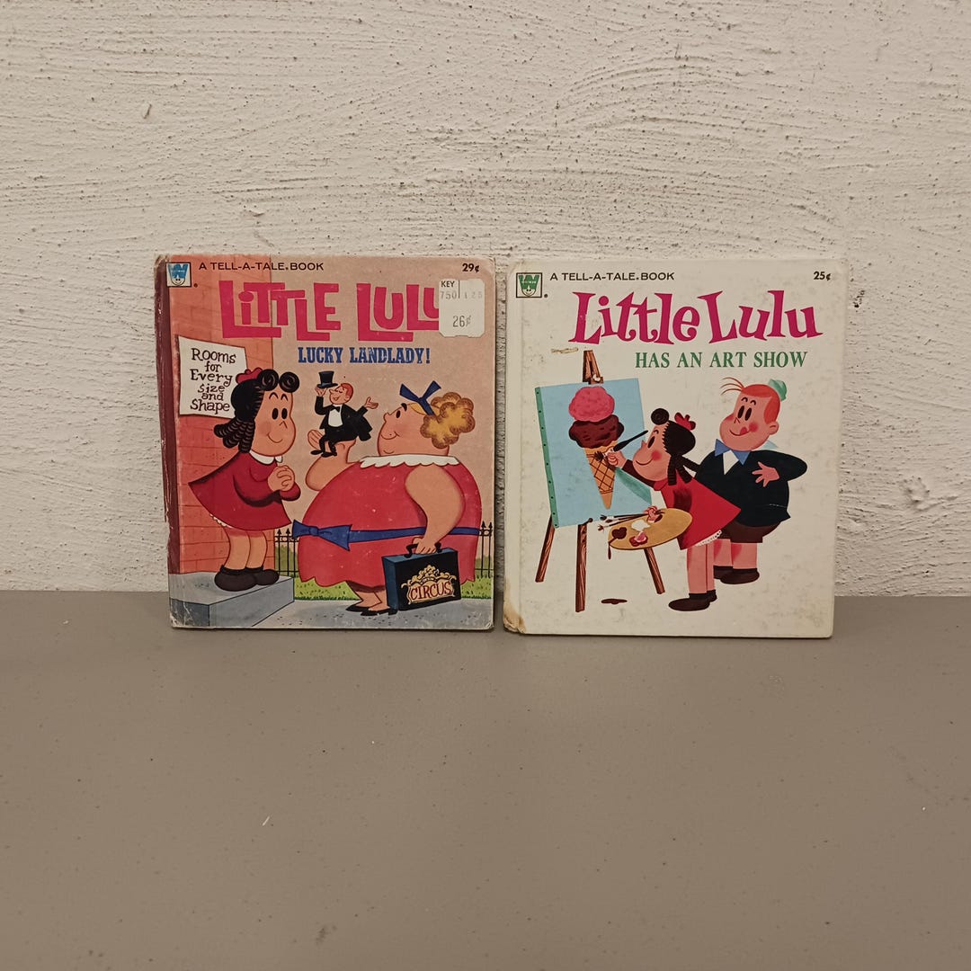 Set of 2 Vintage 1973 Little Lulu Books - Etsy