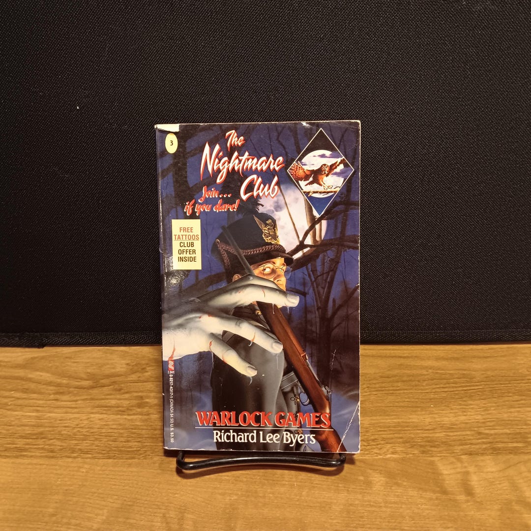 Vintage 1993 Nightmare Club #3 "warlock Games" W/ Tattoos - Etsy