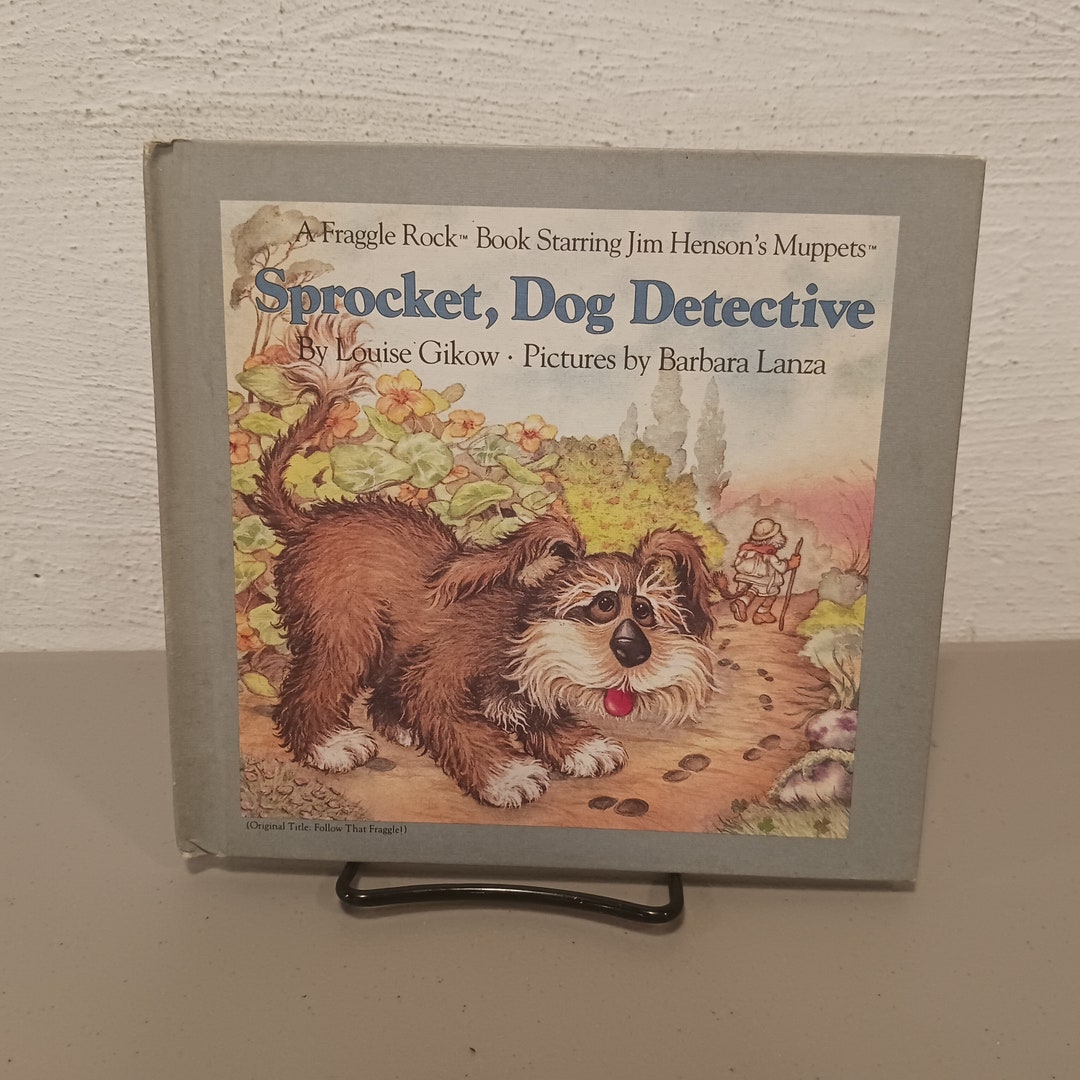 Vintage 1985 Fraggle Rock sprocket Dog Detective - Etsy