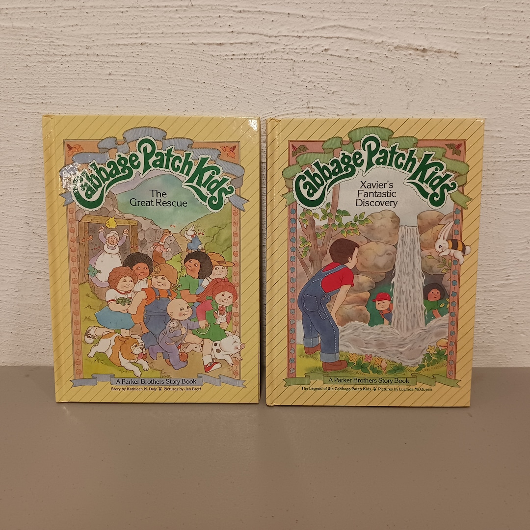 Set of 2 Vintage 1984 Cabbage Patch Kids Books - Etsy