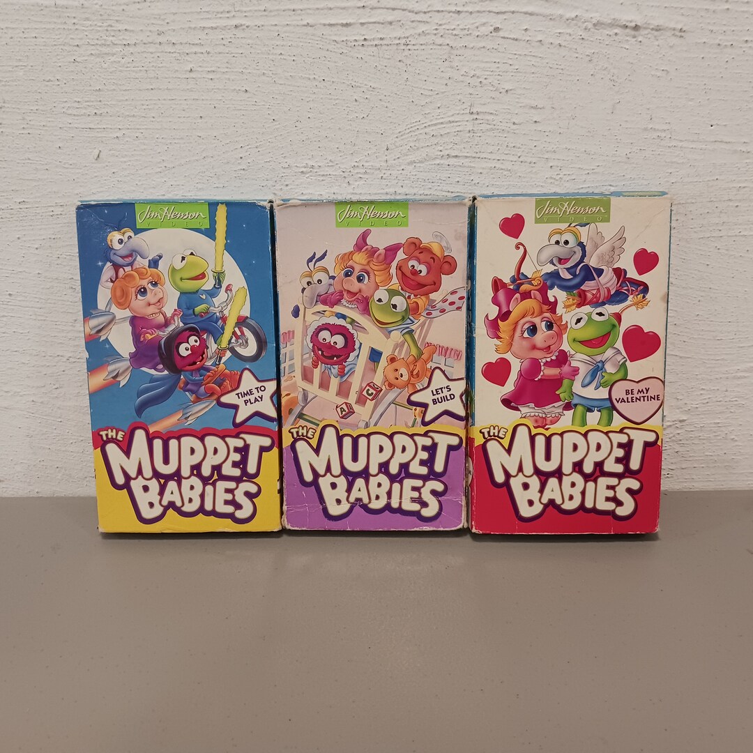 Set of 3 Vintage 1993 Muppet Babies VHS - Etsy