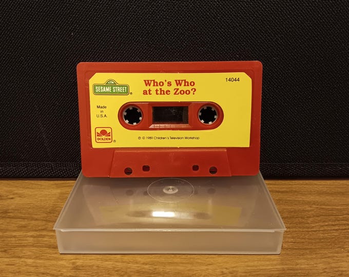 Vintage 1985 Sesame Street Who's Who at the Zoo? Cassette - Etsy