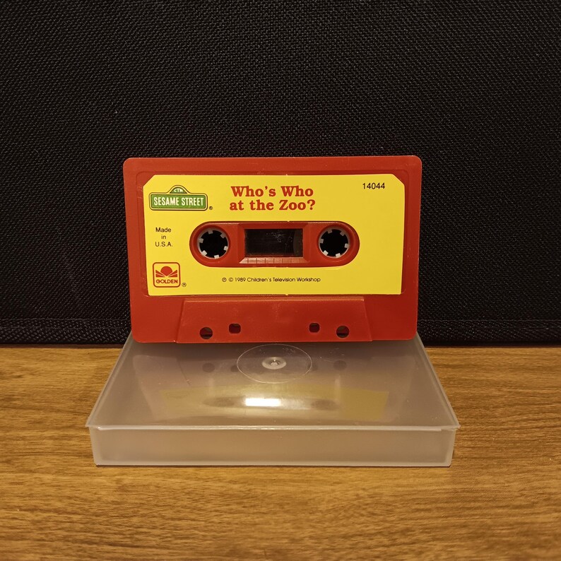 Vintage 1985 Sesame Street Who's Who at the Zoo? Cassette - Etsy