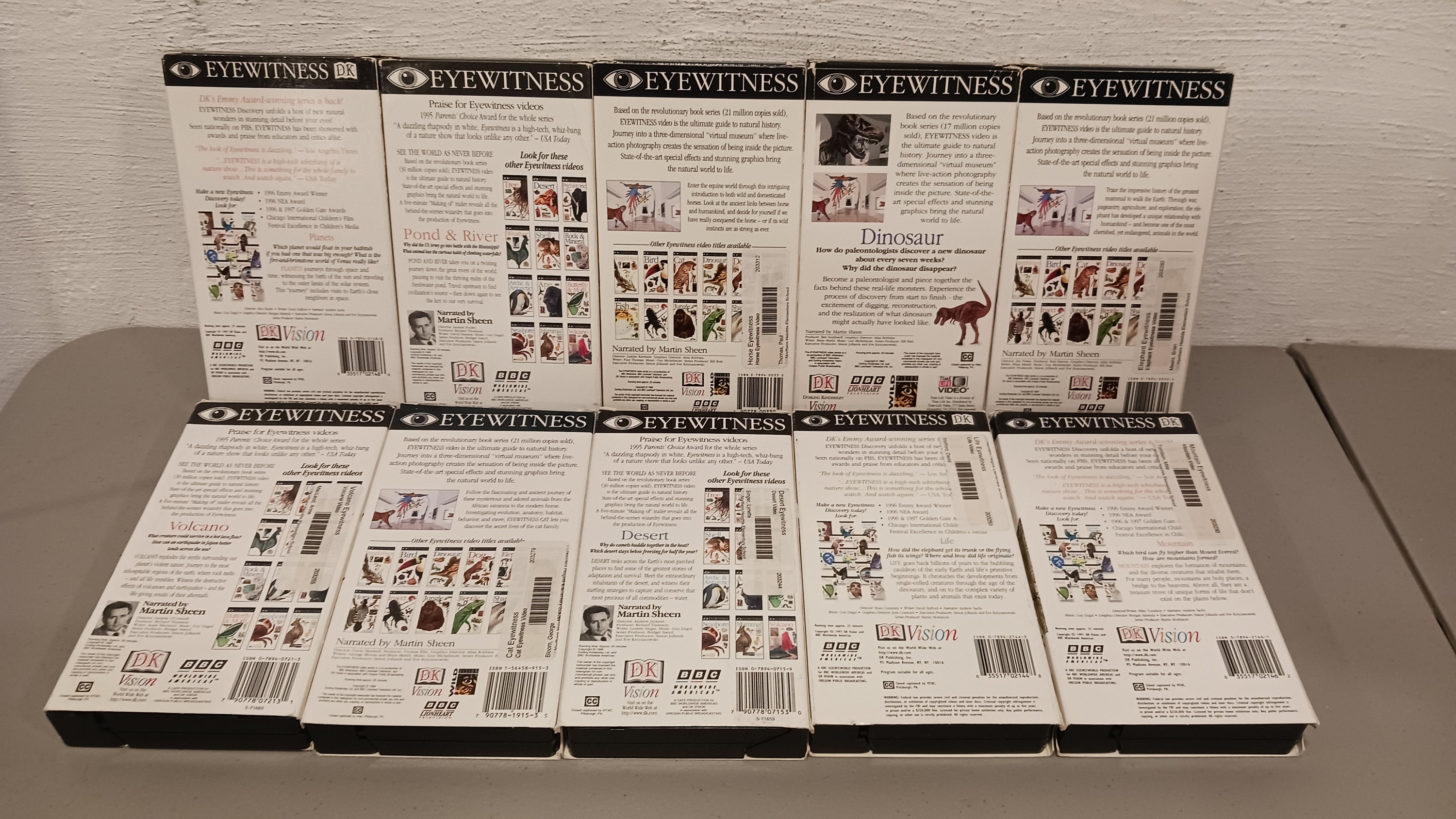 Set of 24 Vintage Eyewitness VHS - Etsy