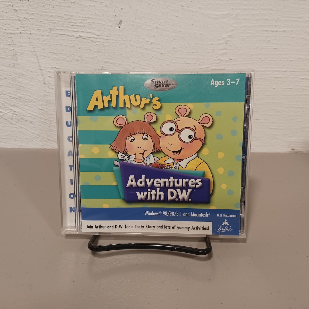 Vintage 2001 Arthur's Adventures With D.W. CD-ROM Game - Etsy