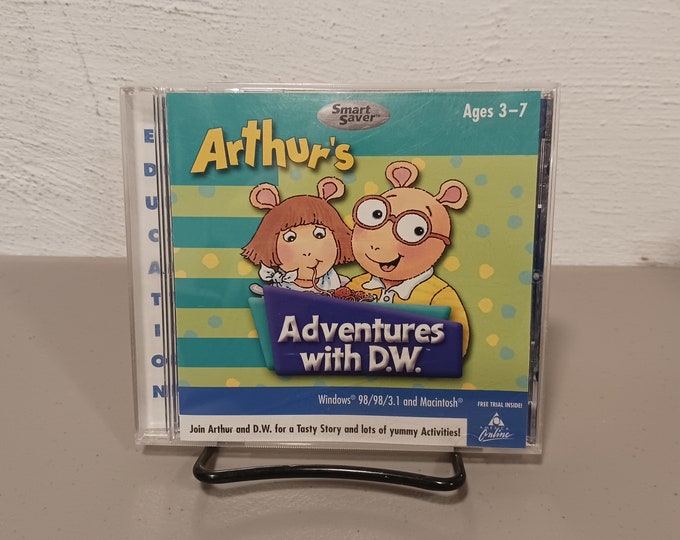 Vintage 2001 Arthur's Adventures With D.W. CD-ROM Game - Etsy