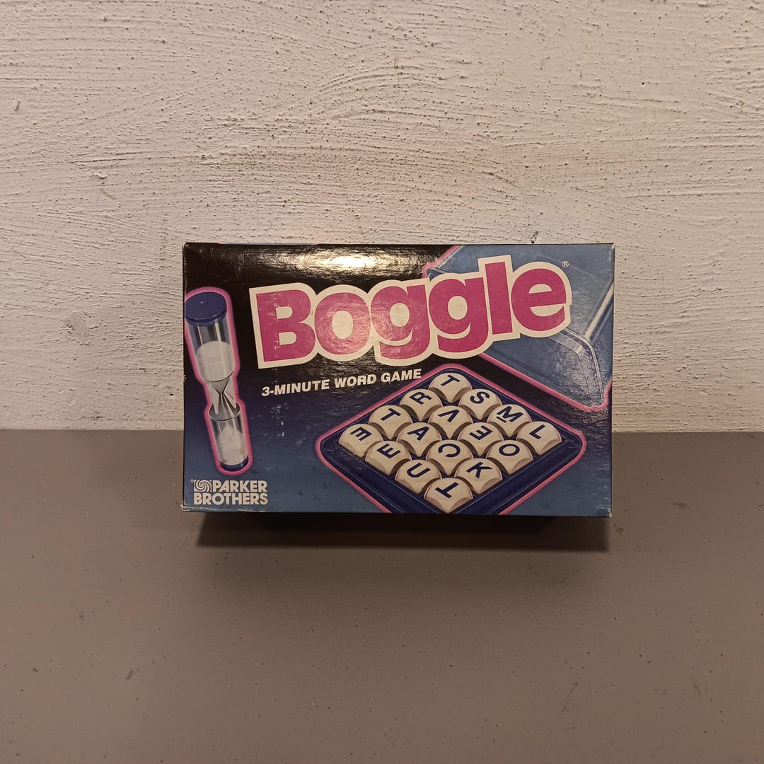 COMPLETE Vintage 1992 Boggle Word Game - Etsy
