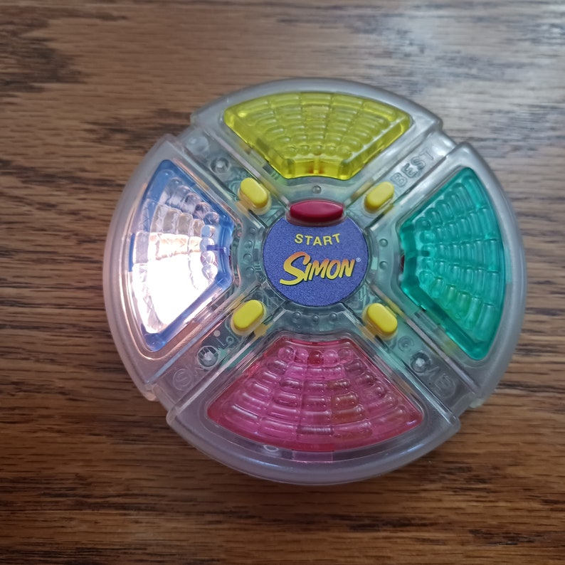 Vintage 1998 Mini Simon Electronic Game - Etsy