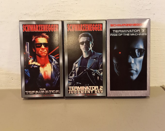 Vintage Terminator VHS Trilogy - Etsy