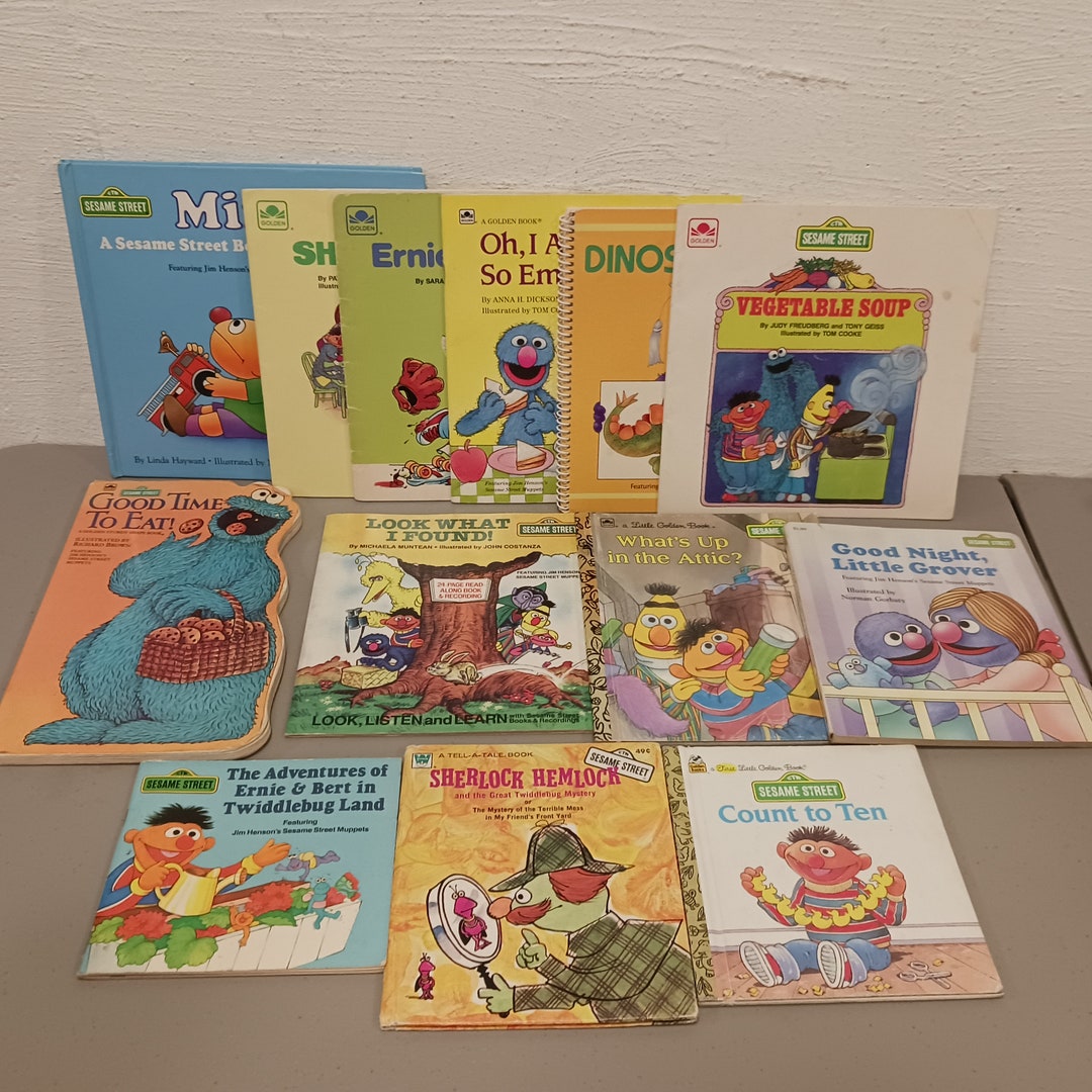 Set of 13 Vintage Sesame Street Books - Etsy