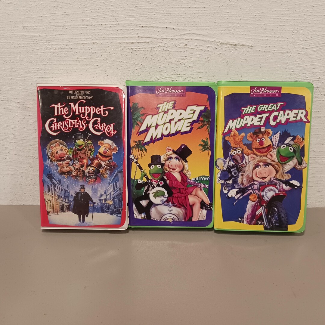 Set of 3 Vintage 90's Muppet VHS - Etsy