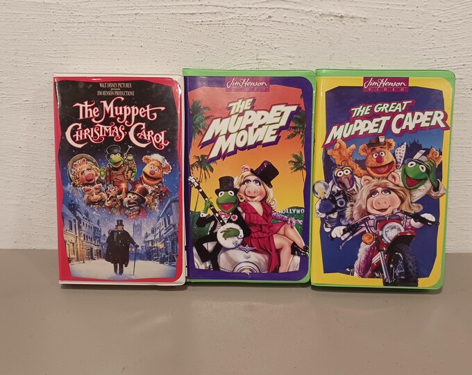 Set of 3 Vintage 90's Muppet VHS - Etsy