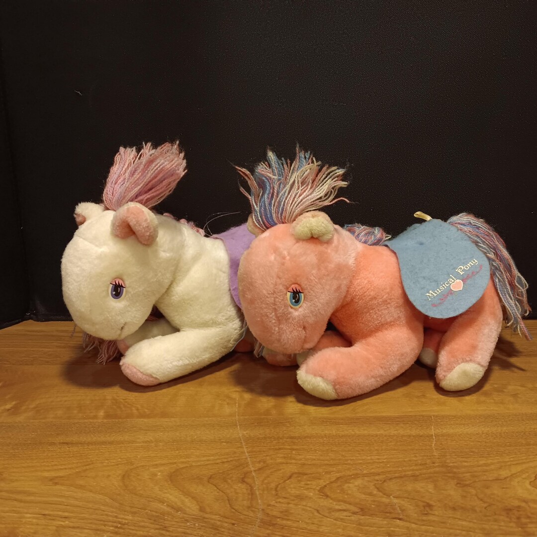 Vintage 1984 Amtoy American Greetings Musical Ponies Plush - Etsy