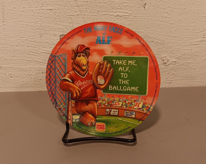 Vintage 1988 the Many Faces of Alf Burger King Flexi-disc Record - Etsy