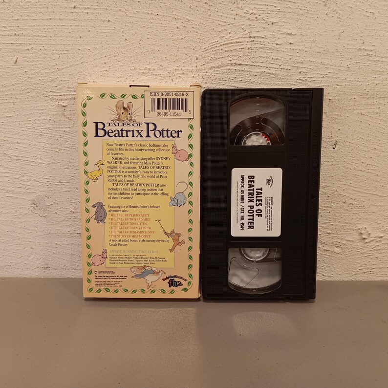 Vintage 1992 Tales of Beatrix Potter VHS - Etsy