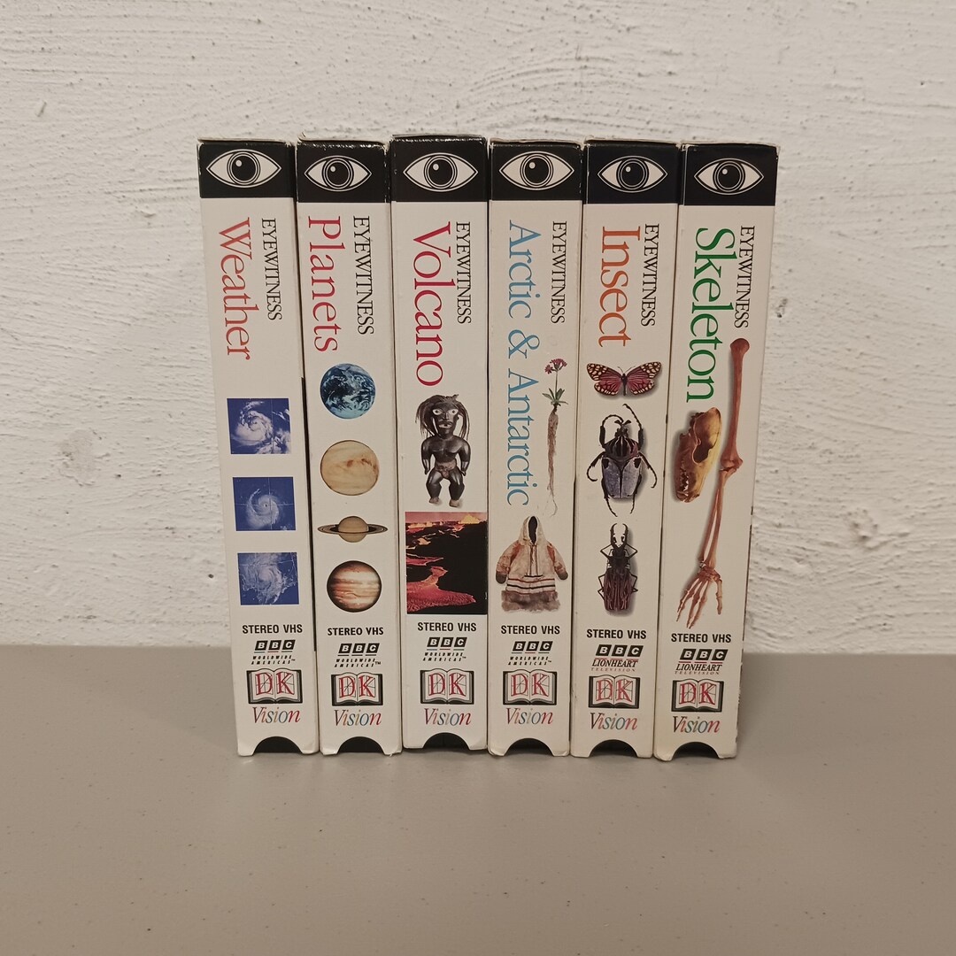 Set of 6 Vintage Eyewitness VHS - Etsy