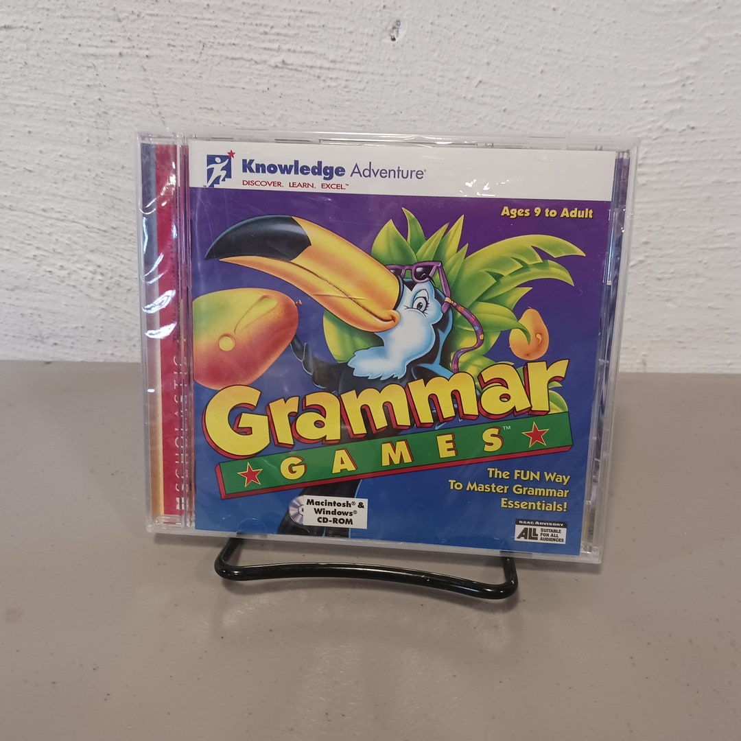 SEALED Vintage Grammar Games CD-ROM - Etsy