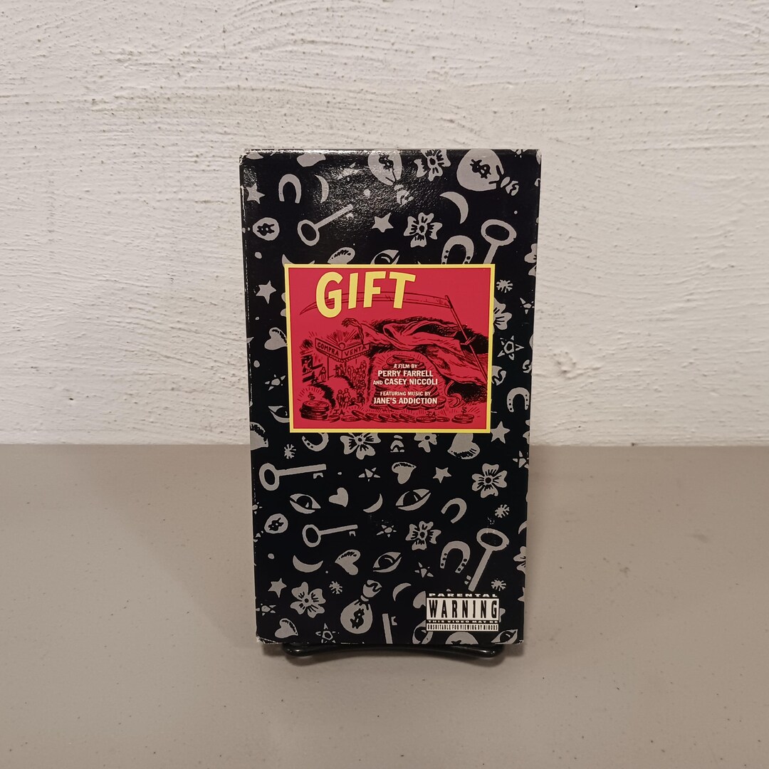 Vintage 1993 "gift" VHS Ft. Jane's Addiction - Etsy