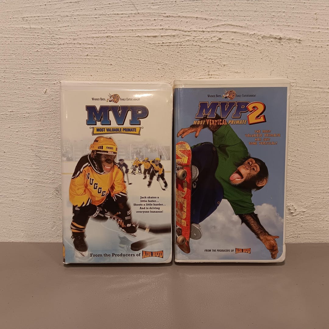 Set of 2 Vintage 2000 MVP Most Valuable Primate VHS - Etsy