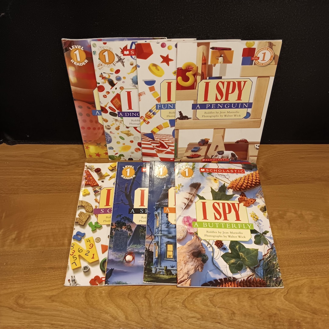 Set of 8 Vintage 2000s I Spy Look & Find Books - Etsy