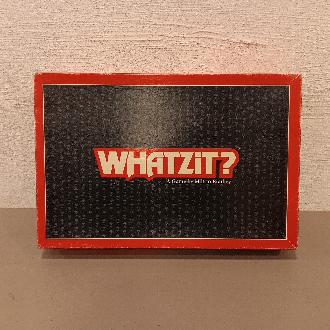 COMPLETE Vintage 1987 Whatzit? Board Game - Etsy