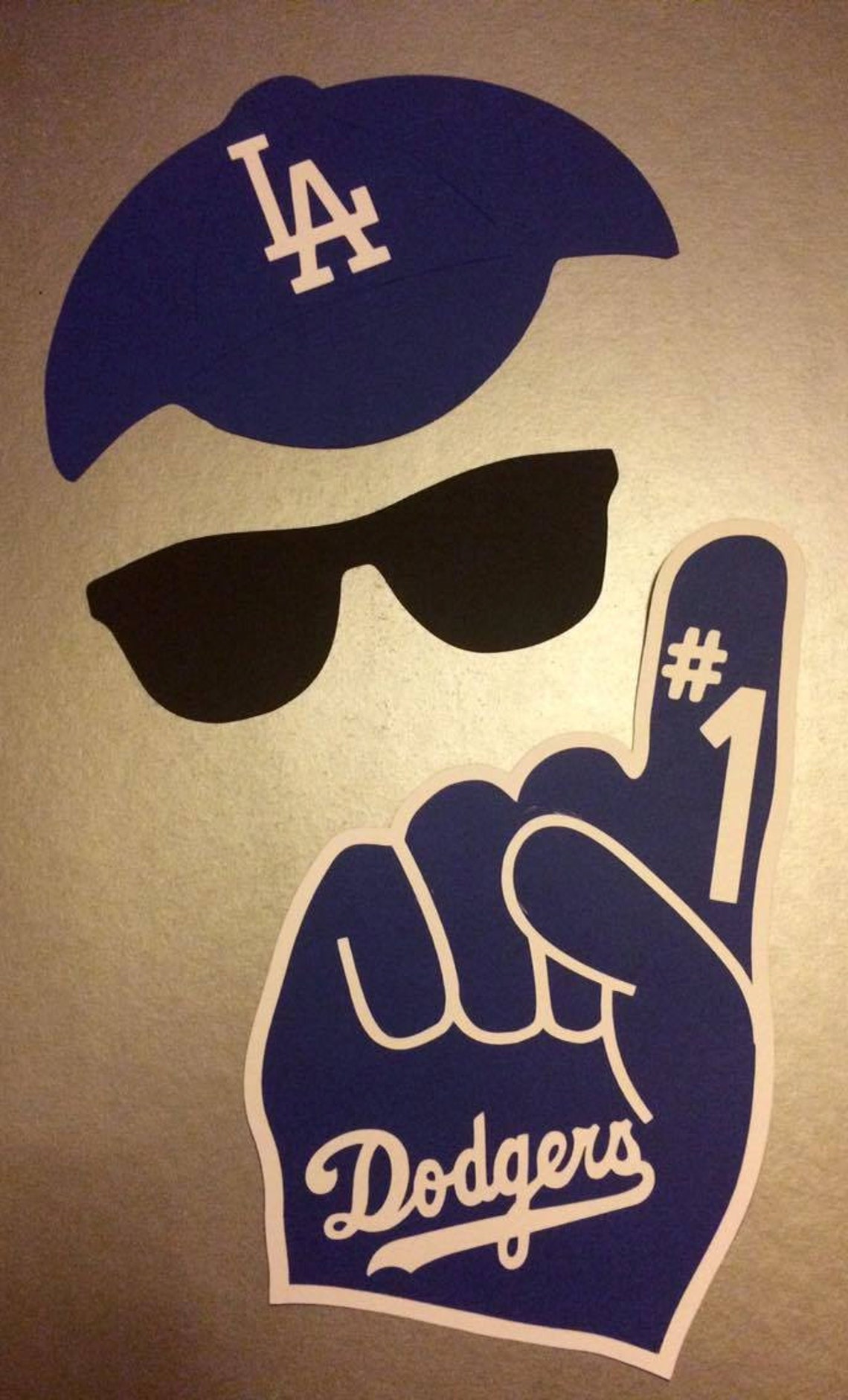 MLB Baseball Photo Booth Props/ Dodgers Photobooth - Etsy