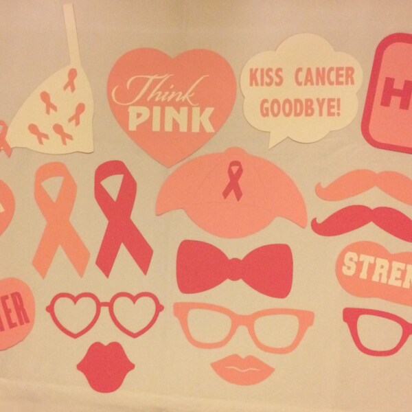 Breast Cancer Awareness Photo Booth Props - Etsy
