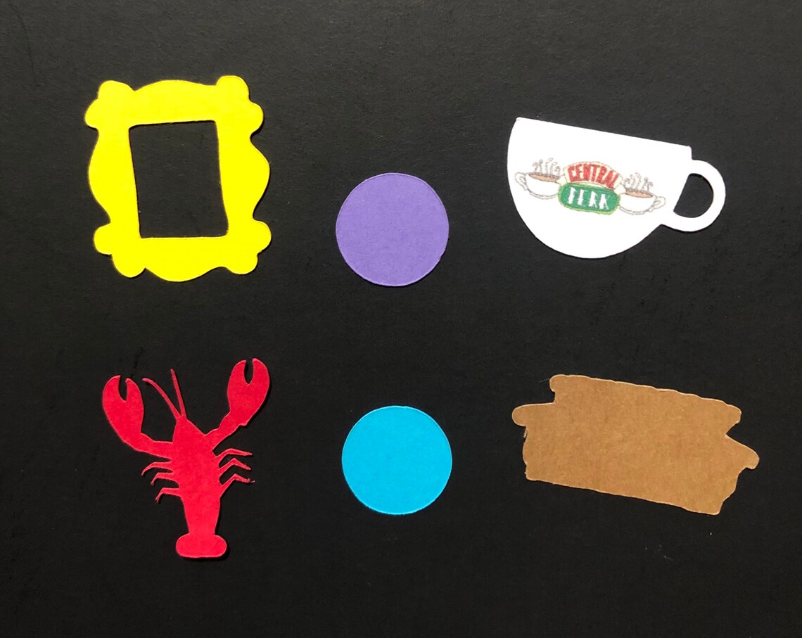 Friends TV Show Confetti/ Friends Tv Party/ Friends Tv Decor/ - Etsy