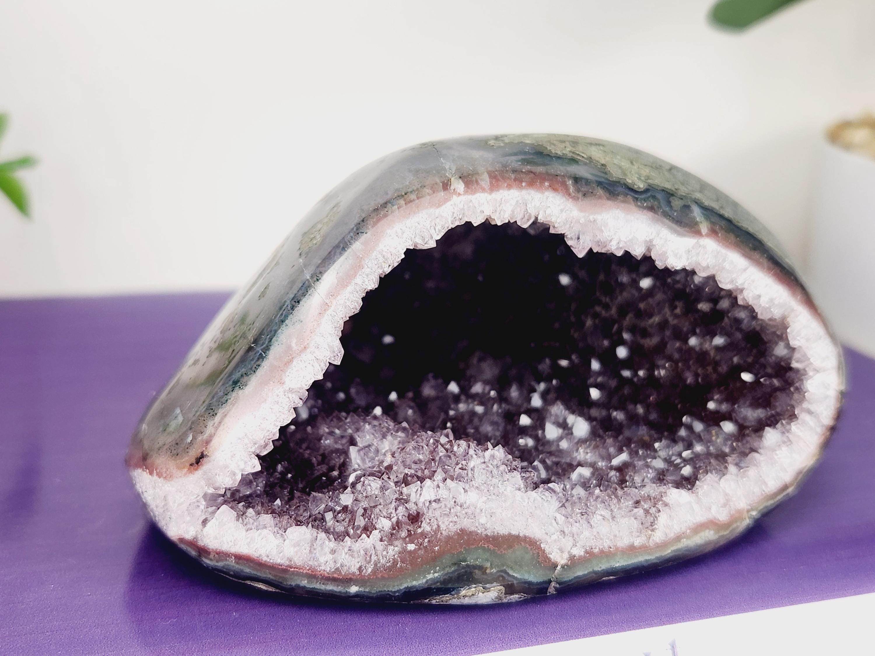 Amethyst Crystal Cave Geode - Etsy