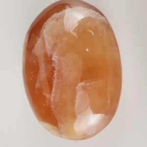 Honey Calcite Large Palm Stone - Etsy