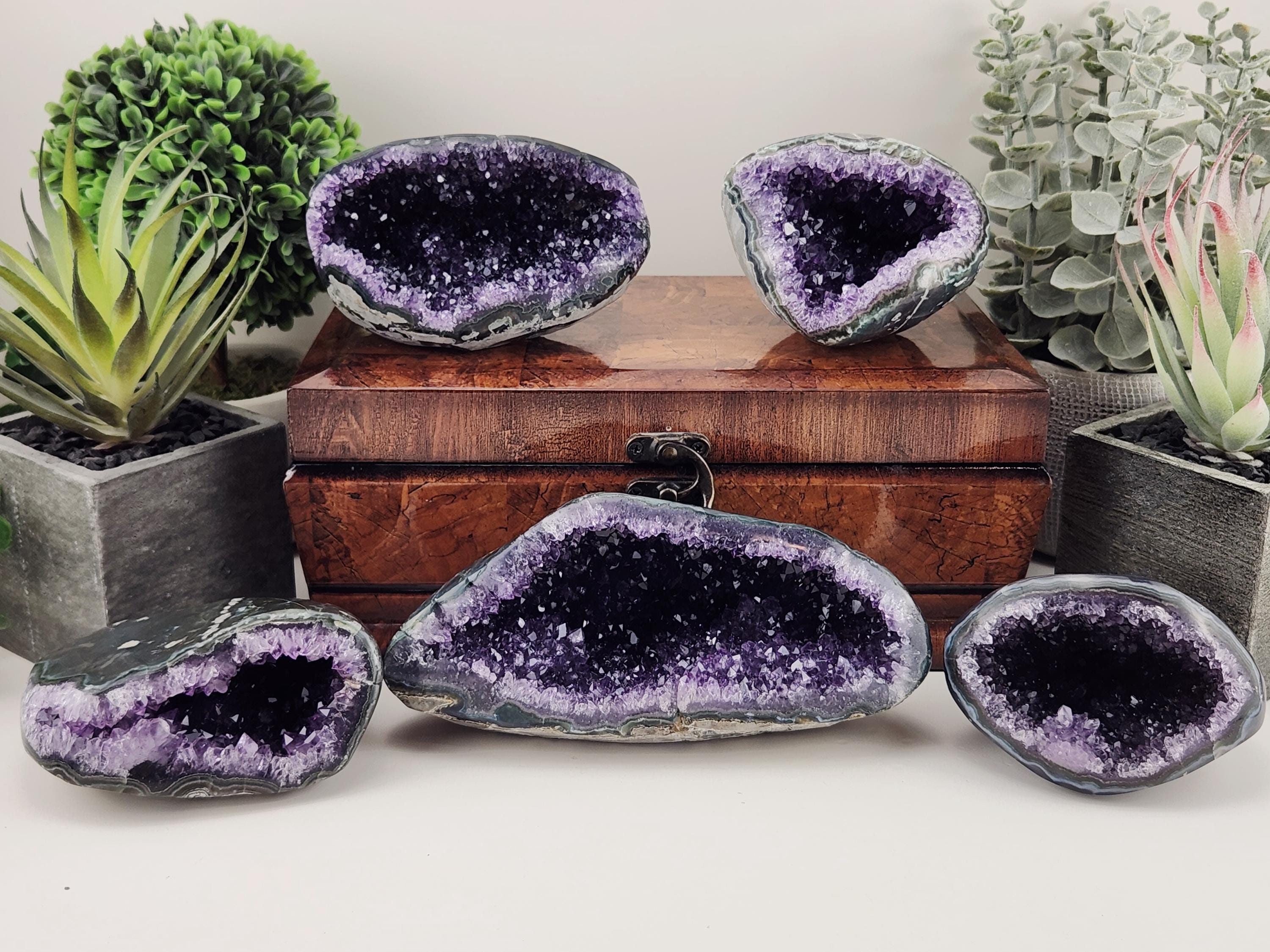 Amethyst Crystal Cave Geode - Etsy