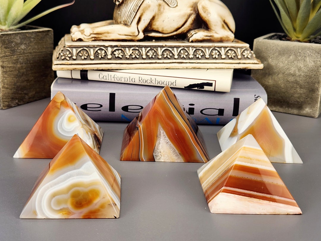 Red Rust Quartz Pyramid - Etsy