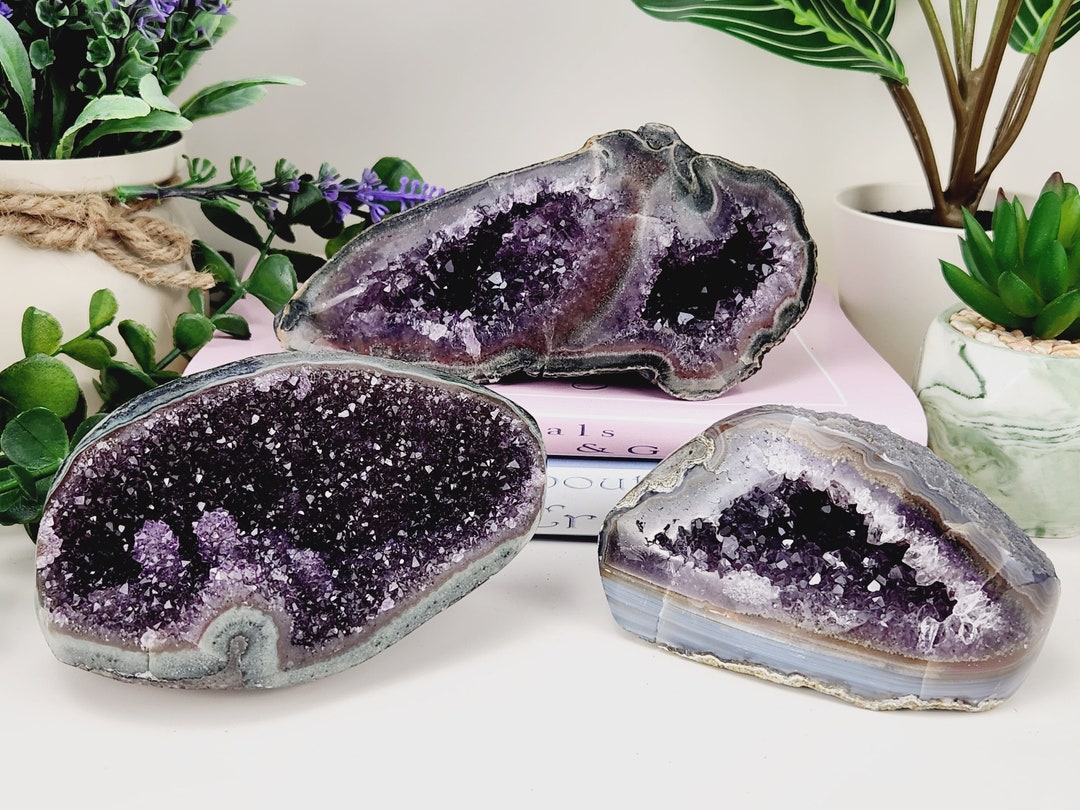 Amethyst Crystal Cave Geode - Etsy