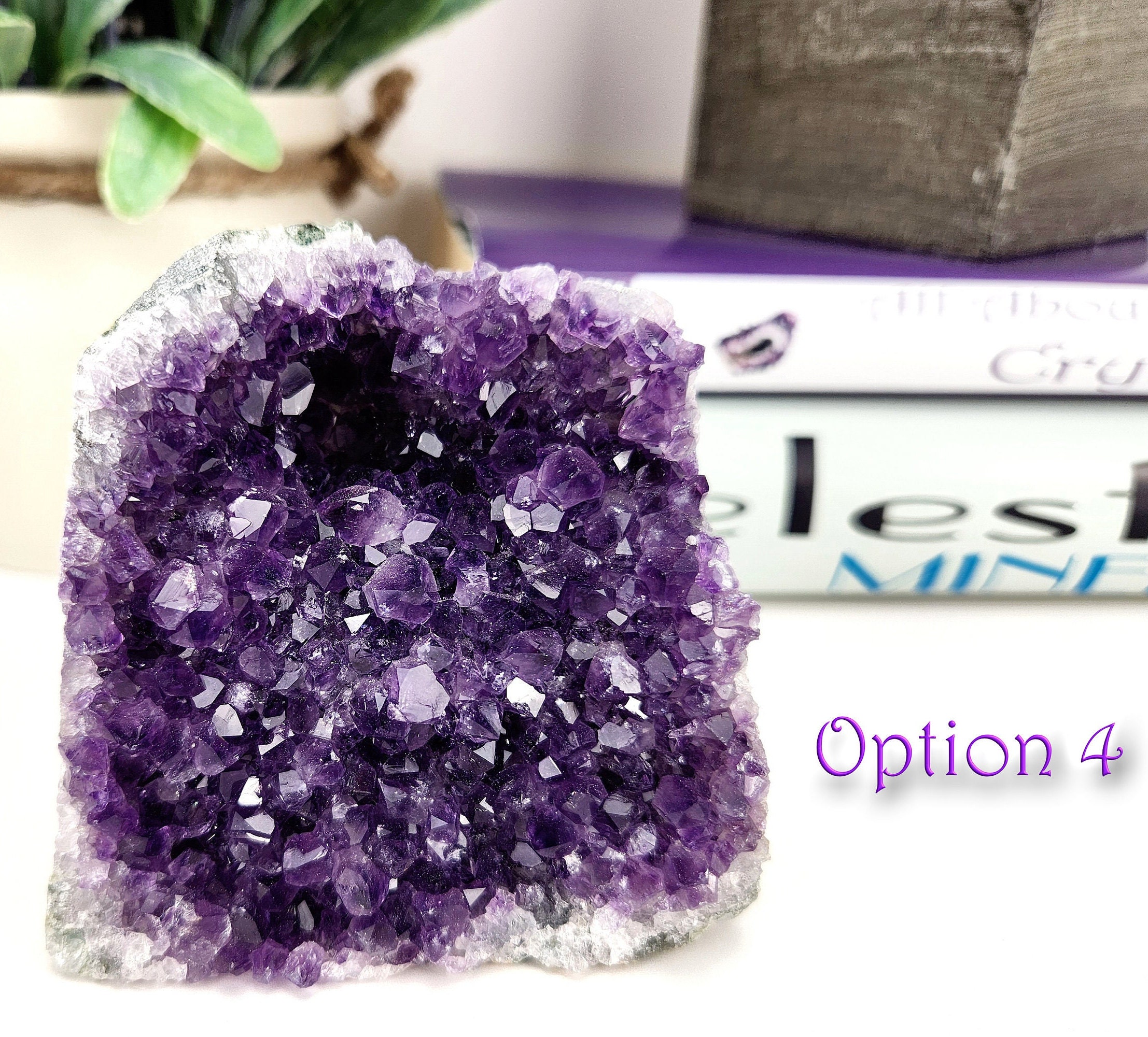 Amethyst Crystal Cluster cut Base - Etsy