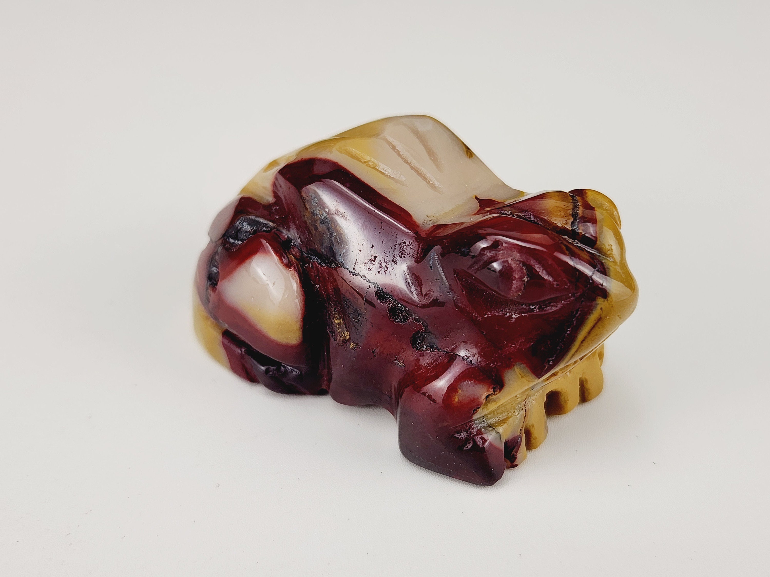 Frog 2" Crystal Carving (mookaite, Red Jasper, Tiger Eye and More) - Etsy