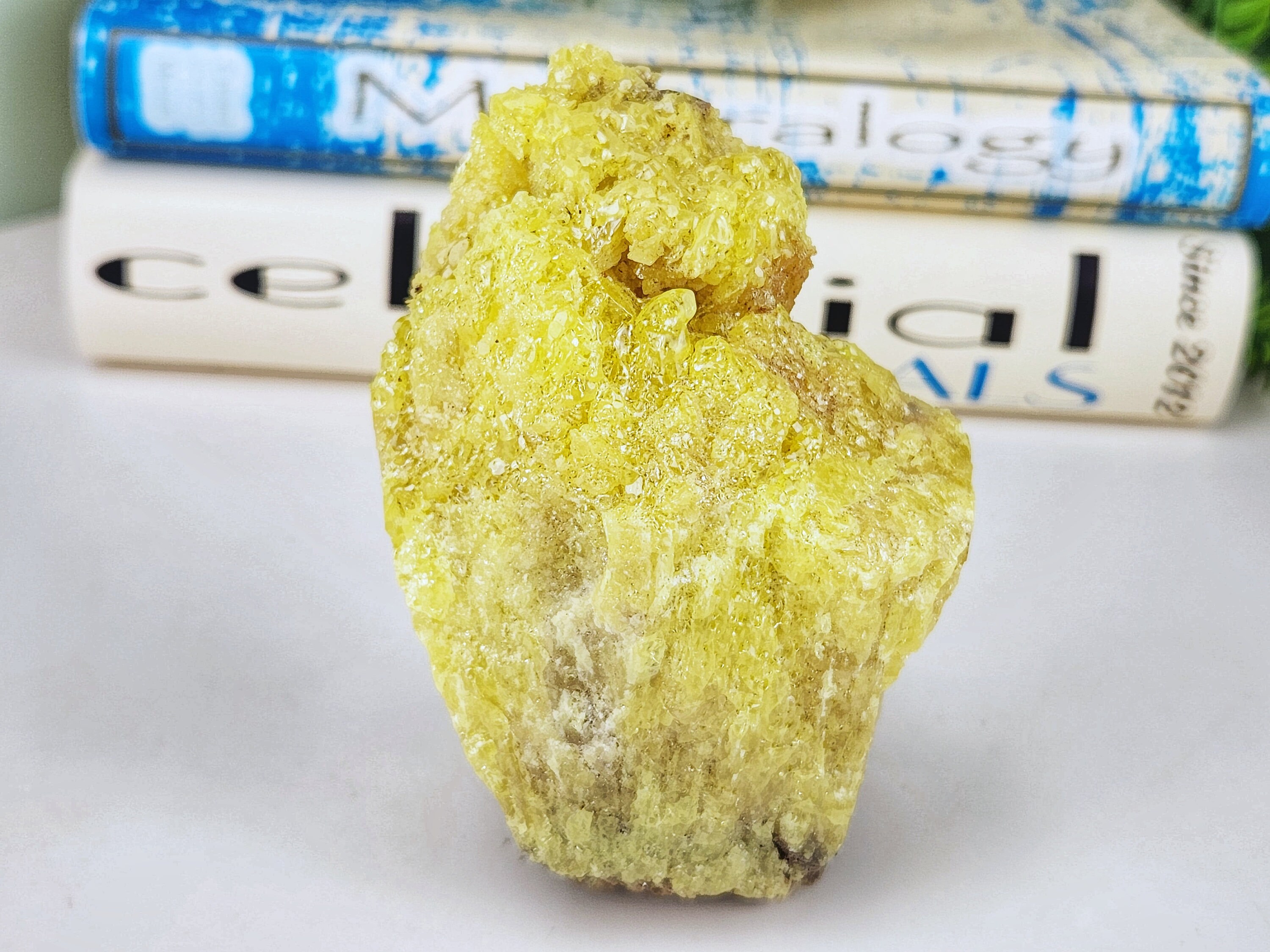 Sulfur "native & Authentic" Crystal Mineral Specimen - El Desierto Mine ...
