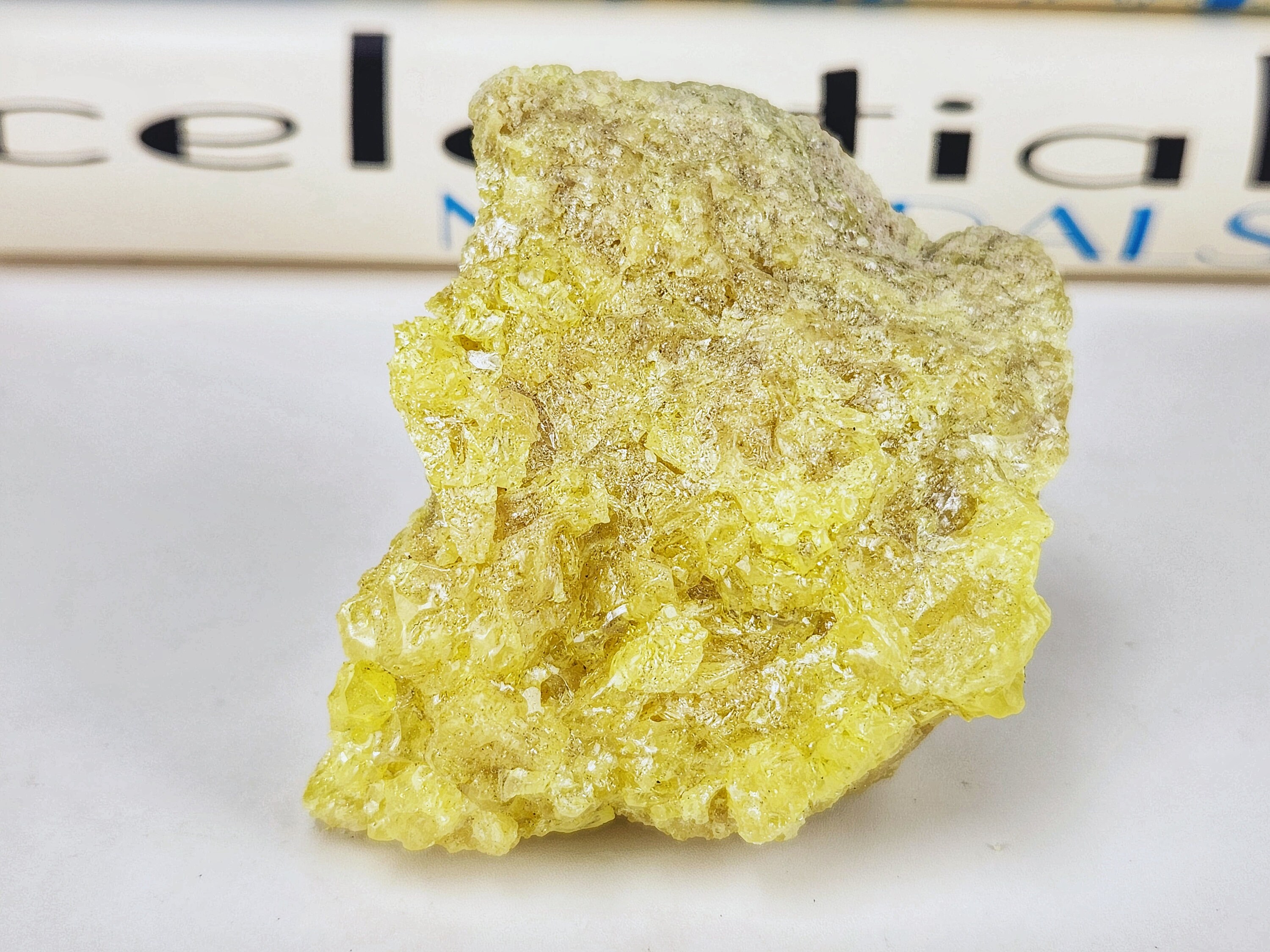Sulfur "native & Authentic" Crystal Mineral Specimen - El Desierto Mine ...