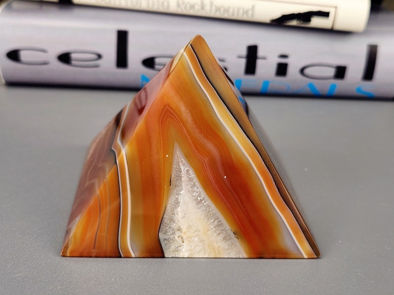 Red Rust Quartz Pyramid - Etsy