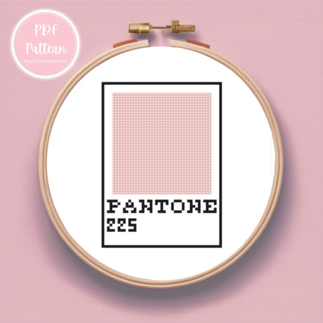 Pantone Color Cross Stitch Pattern - Etsy