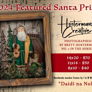 2024 Featured Santa Print: Daidí Na Nollag - Etsy