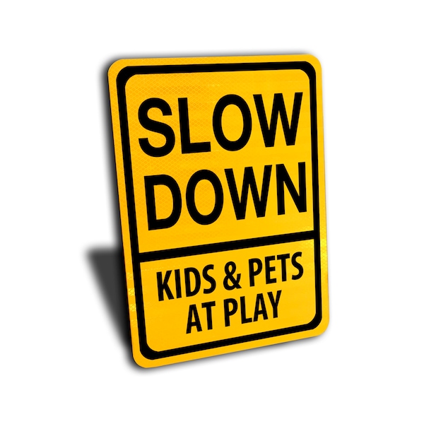 Slow Down Signs - Etsy
