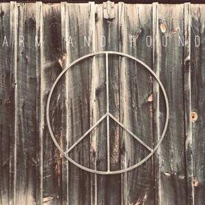 Steel Peace Sign Large Peace Sign Home Decor Raw Metal Barn | Etsy