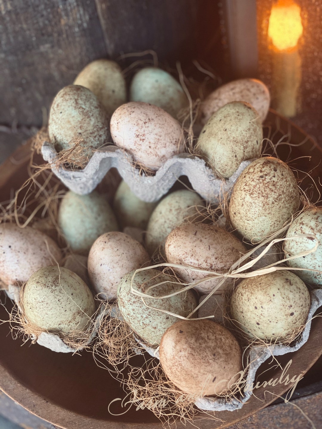 Prim Pastel Folk Eggs - Etsy