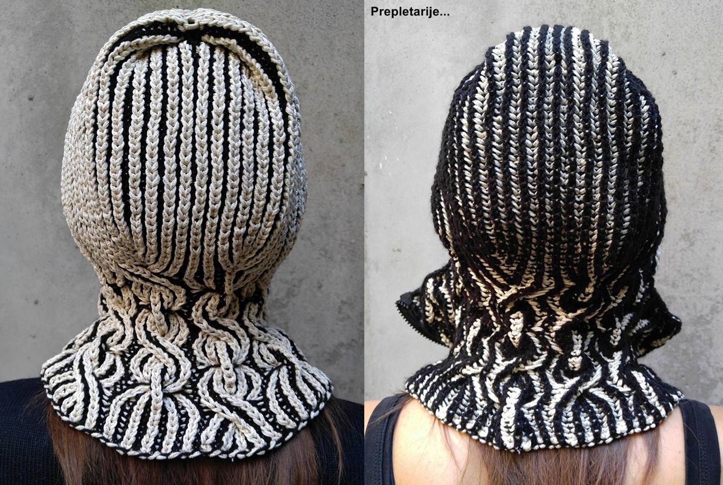 Balaclava Knit Pattern Women's Winter Hat Knitting Pattern | Etsy