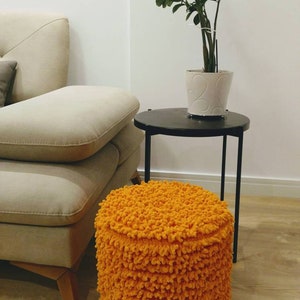 Stool Round Cover Dressing Table Stool Cover Fluffy Crochet Velvet ...