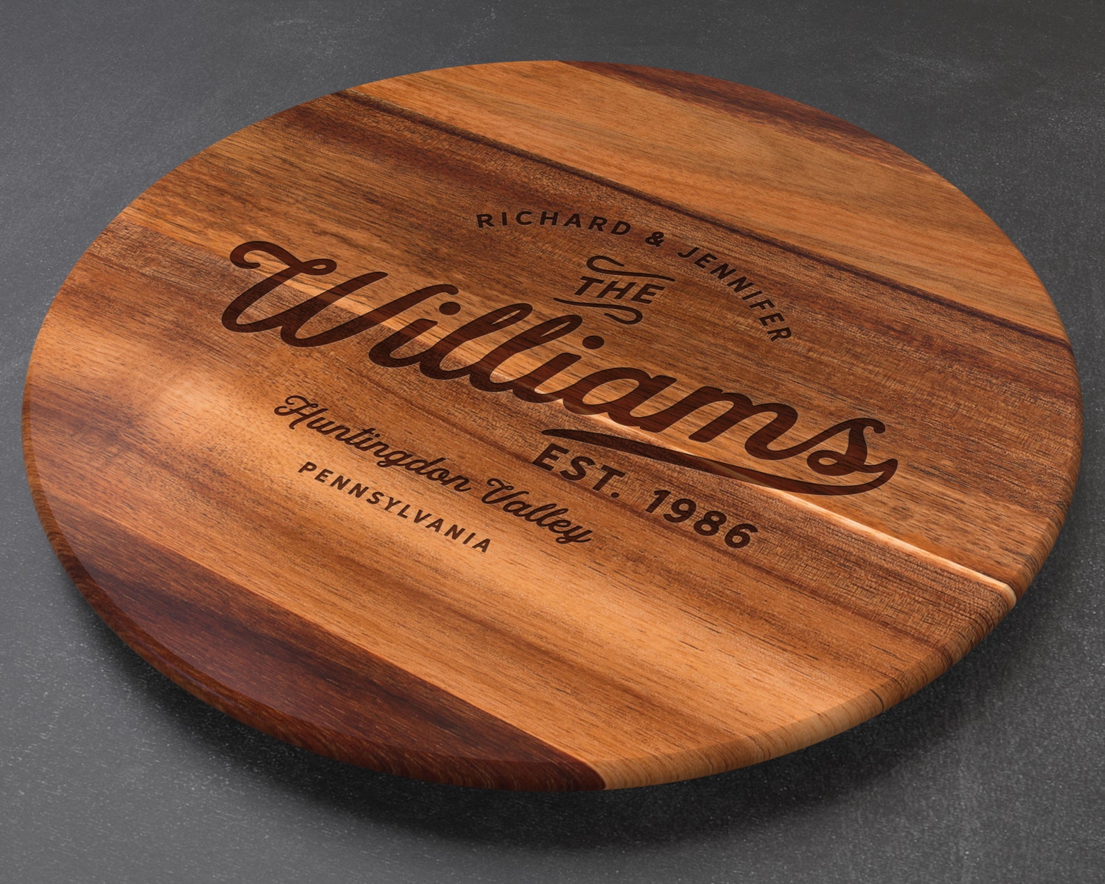 Personalized Lazy Susan Wedding Gift Personalized Wedding - Etsy