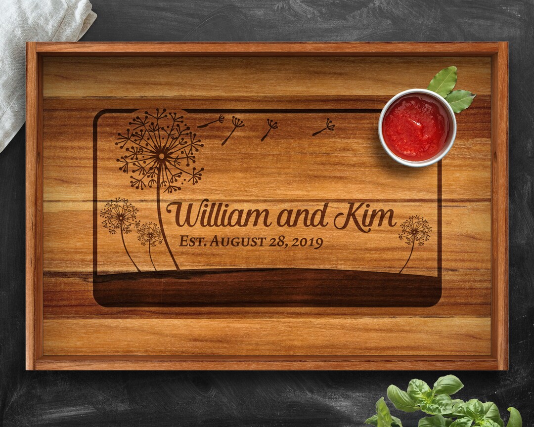 Dandelion, Dandelion Wedding, Ottoman Tray, Teak, Dandelion Wall Art ...