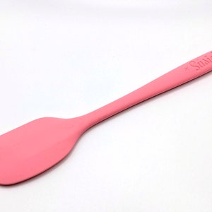 Personalized Pink Silicone Spatula, Embossed Baking Gift - Etsy