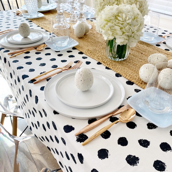 Polka Dot Table - Etsy